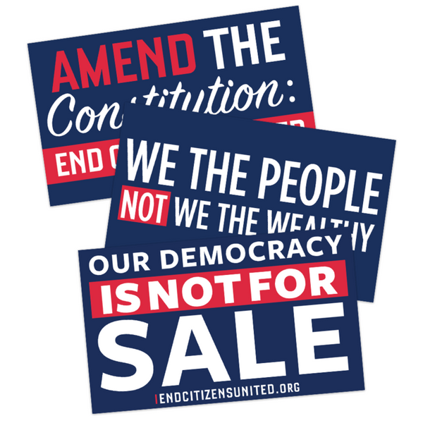 Shop End Citizens United Sticker Collection (Set of 3)